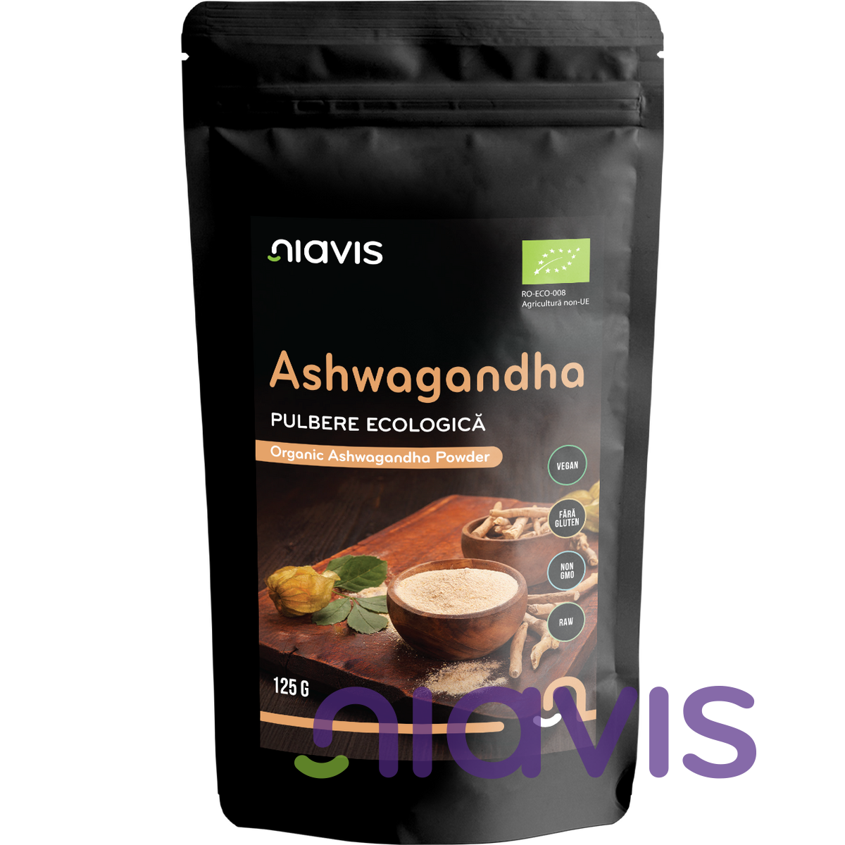 Ashwagandha Pulbere Ecologica/BIO 125g - Niavis