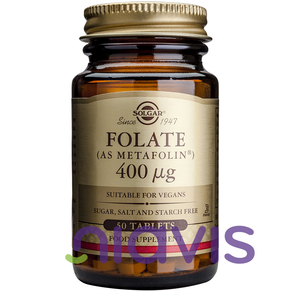 Folate (ca Metafolin) 400mcg 50 tablete - Niavis