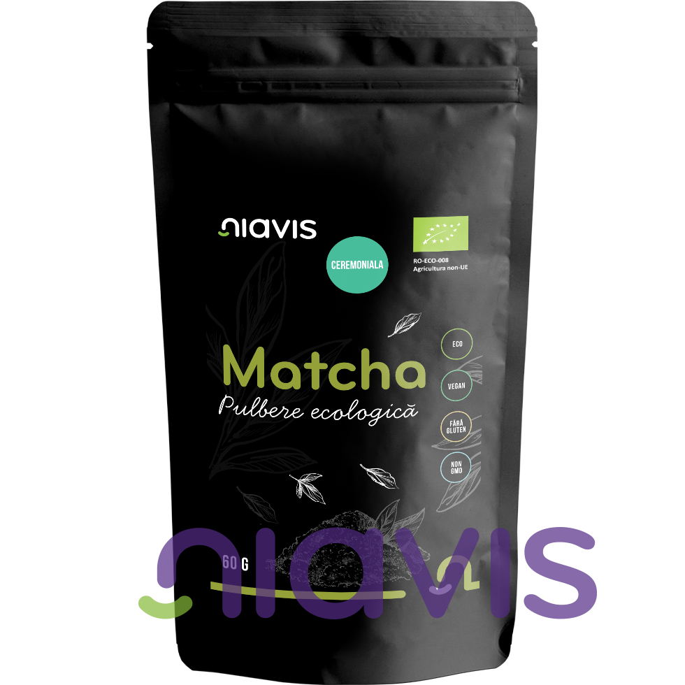Matcha Ceremoniala Pulbere Ecologica/BIO 60g - Niavis
