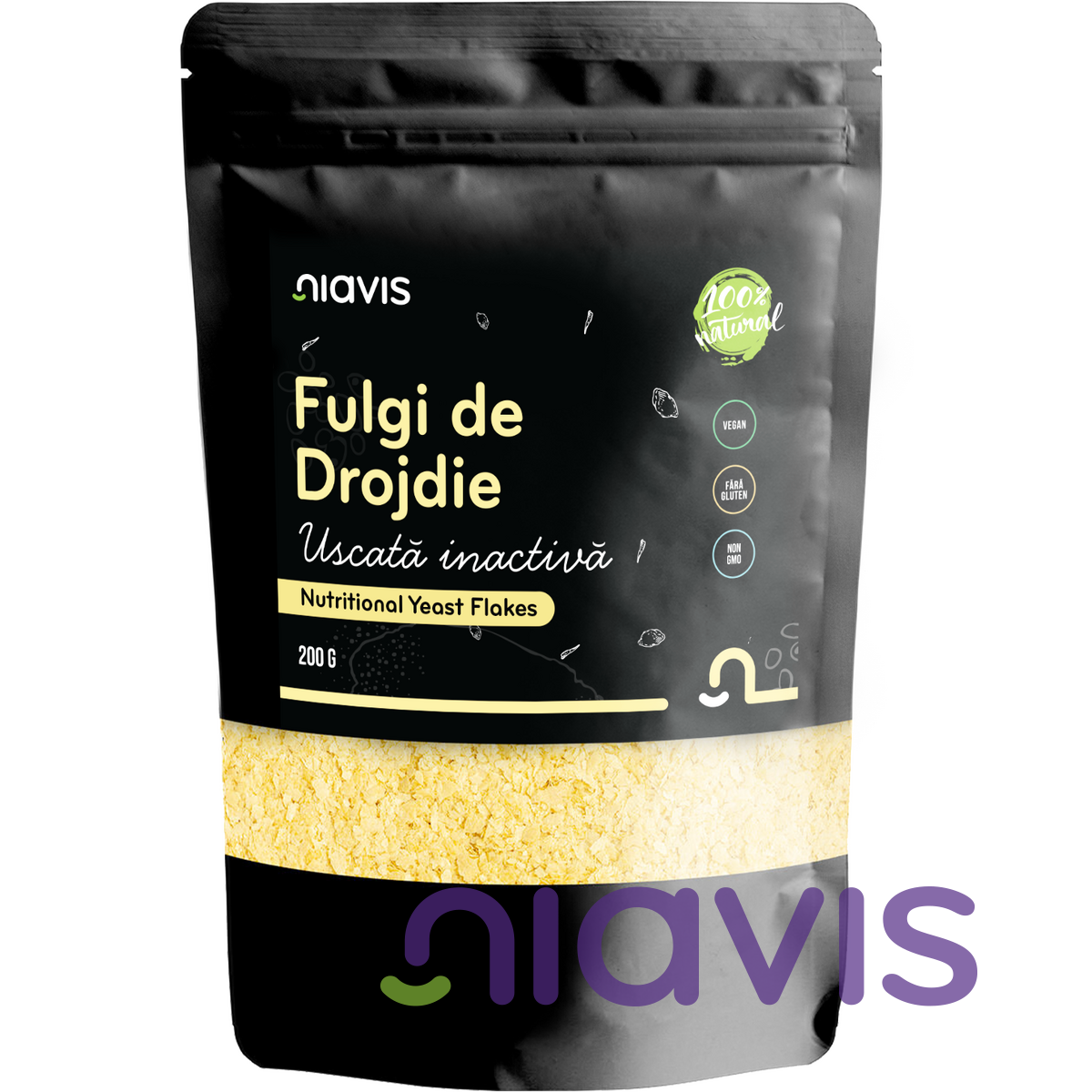 Fulgi de Drojdie Uscata Inactiva 200g