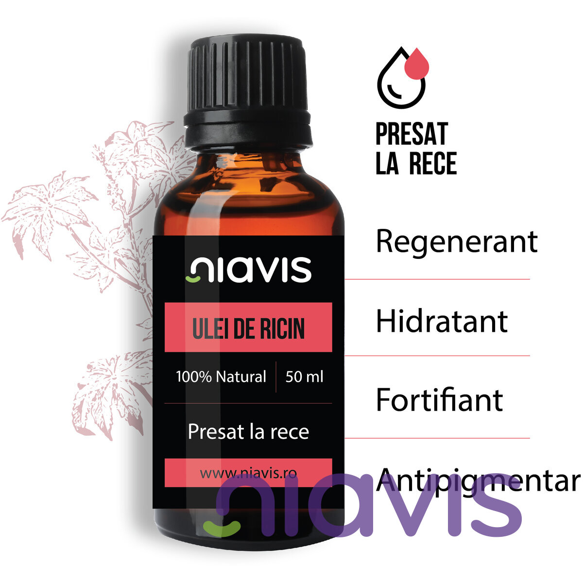 Ulei de Ricin 50ml - Niavis