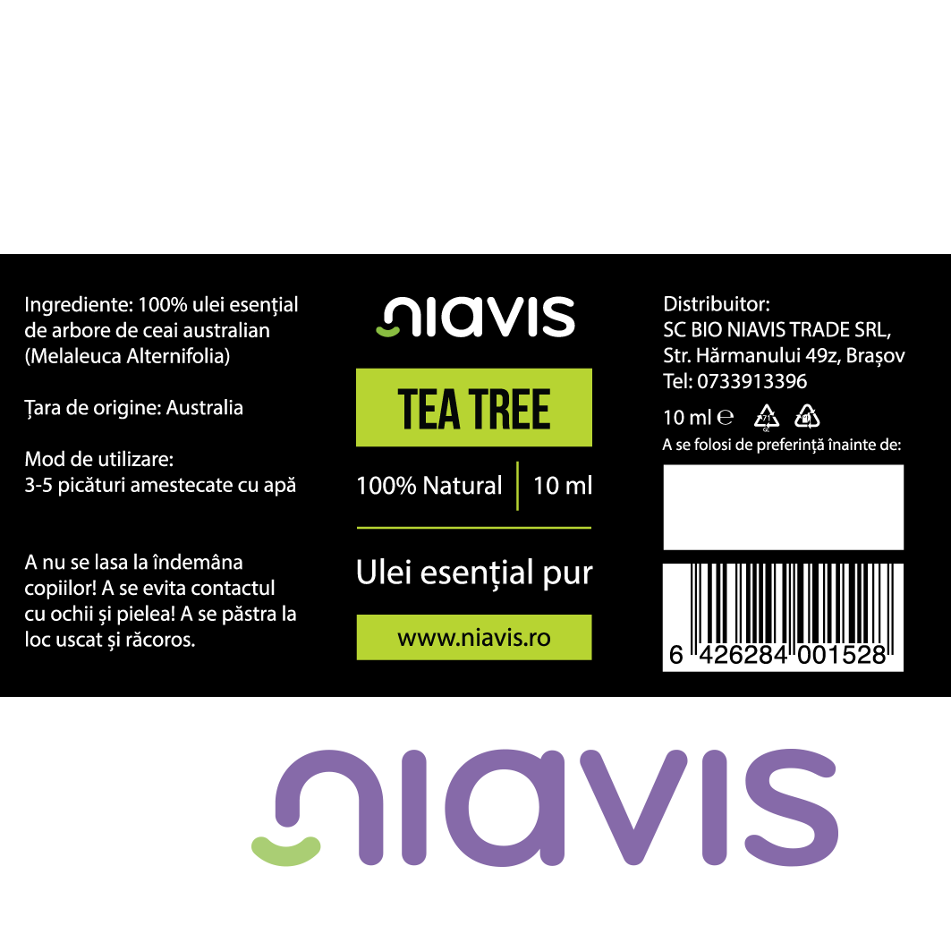 Ulei Esential de Tea Tree 10ml - Niavis