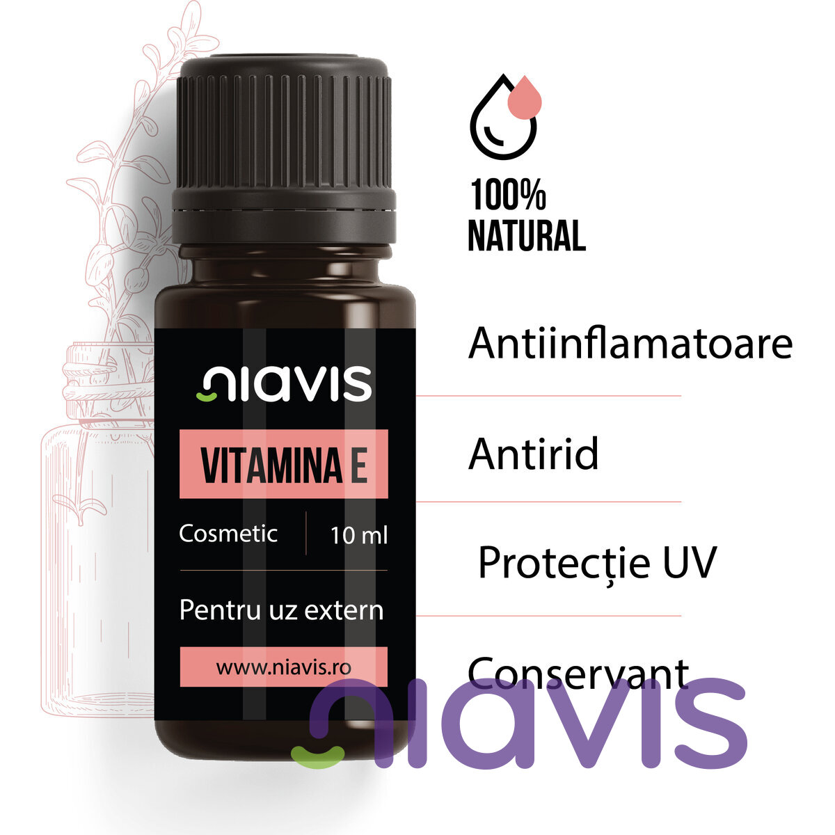 Vitamina E 10ml - Niavis